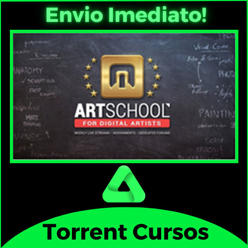 ART SCHOOL FOR DIGITAL ARTISTS - MARC BRUNET [INGLÊS] - Torrent Cursos